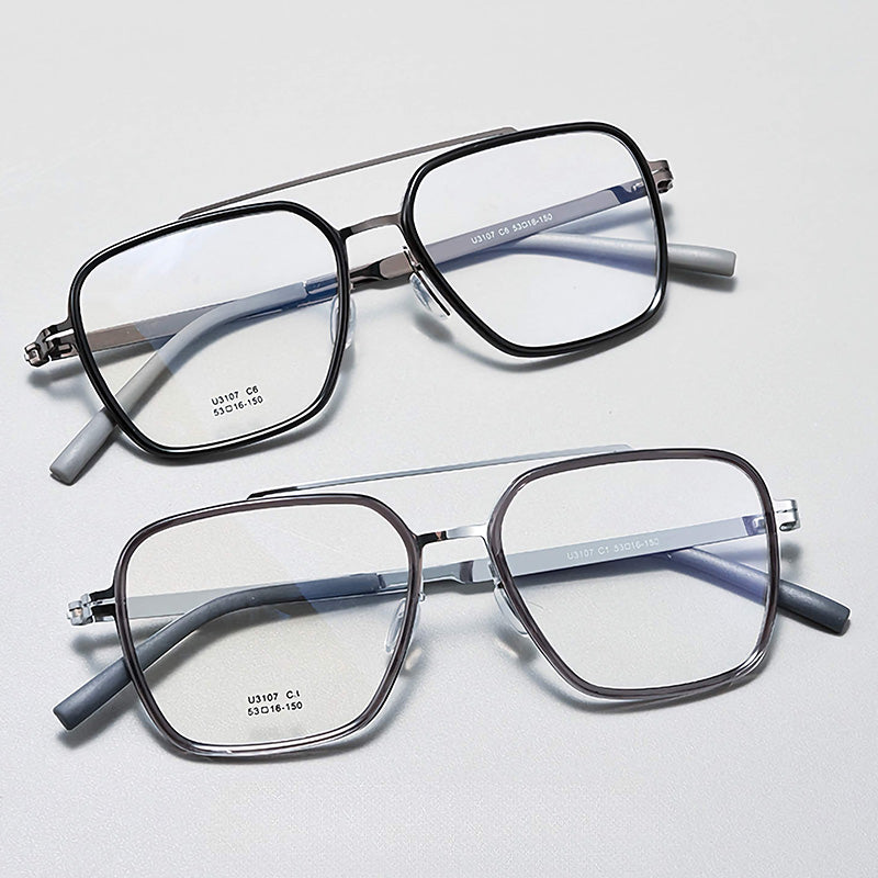 Aviator Style Eyeglass Frames