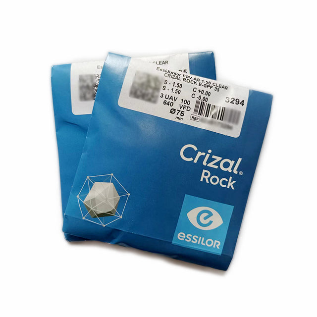Essilor® Single Vision Aspherical Lens 1.552 index Crizal® Rock Coatin